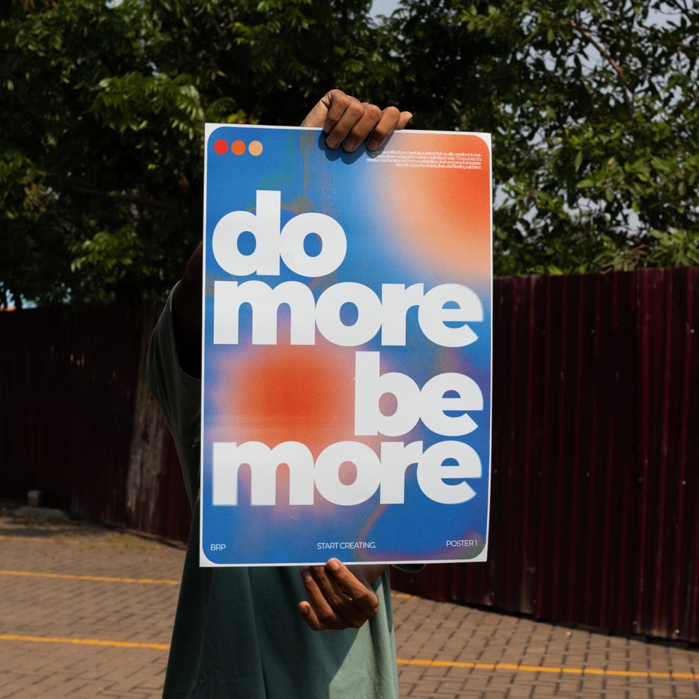 "Do More, Be More" – Better Room Posters