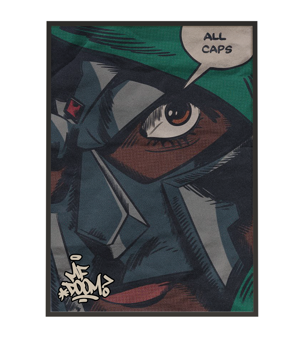 MF DOOM COMIC POSTER – Better Room Posters