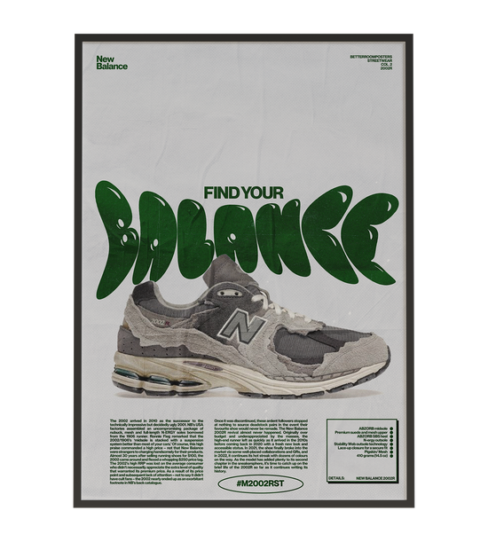 FIND YOUR BALANCE - New Balance Poster – Better Room Posters