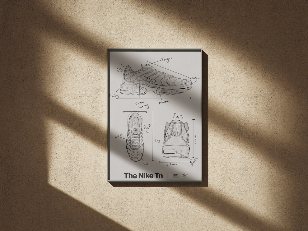 Nike Tn Blueprint Poster – Better Room Posters
