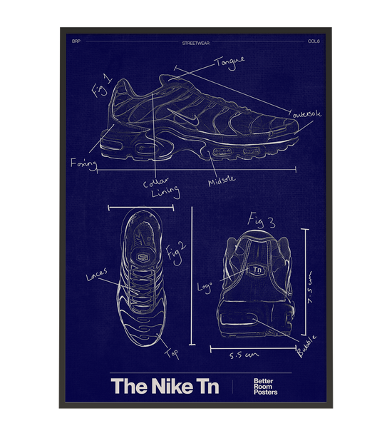 Nike Tn Blueprint Poster – Better Room Posters